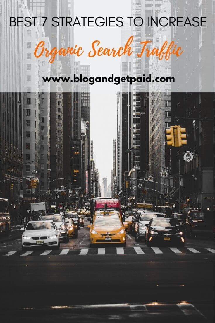 7 Strategies To Increase Organic Search Traffic - Blog & Get Paid